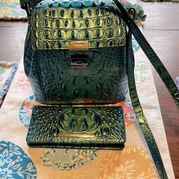 Brahmin | Bags | Brahmin Margo Peacock Crossbody | Poshmark